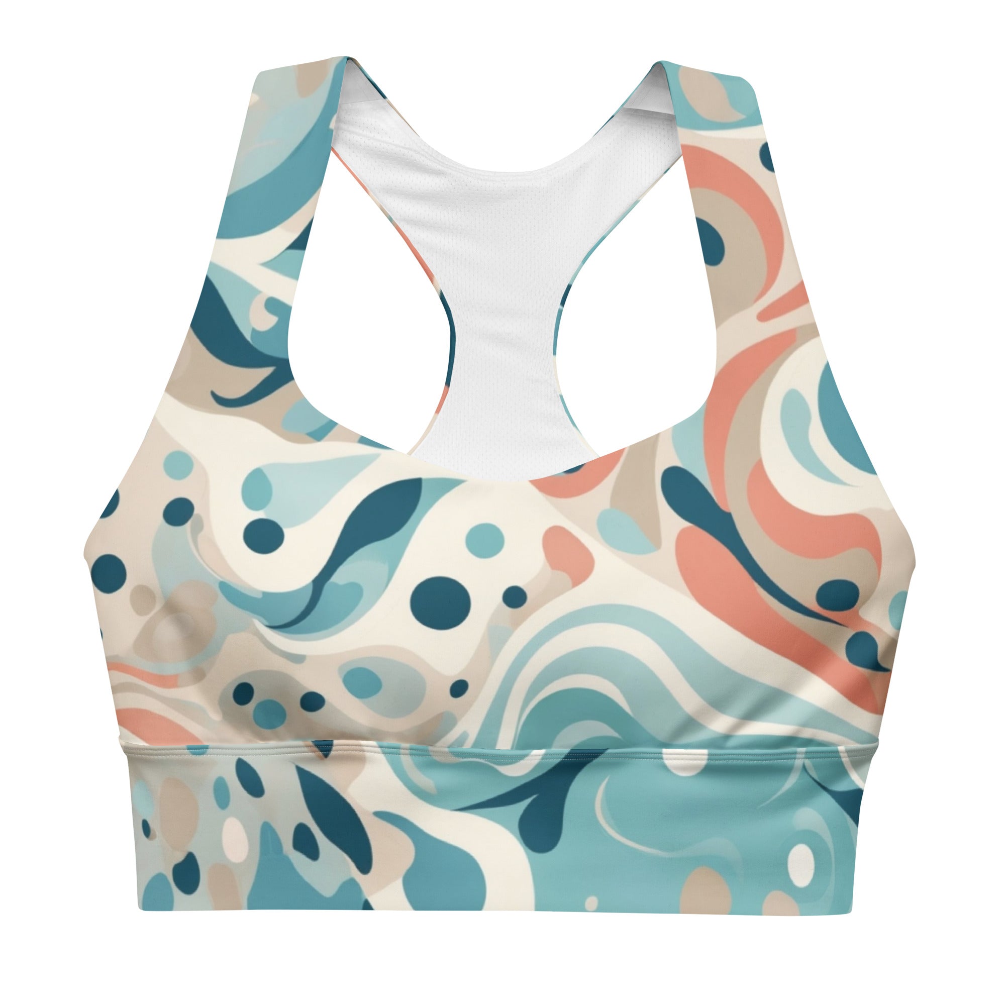 Coastal Leopard Longline Sports Bra – Coastal Motion